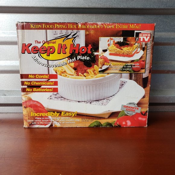 KEEP IT HOT | Kitchen | Vintage Keep It Hot Microwaveable Hot Plate ...